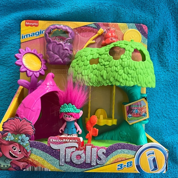 Fisher-Price | Toys | Dreamworks Trolls Campsite Play Set New In Box ...